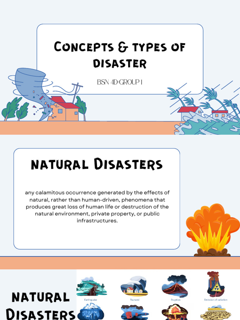 Concepts & Types of Disaster (Gr. 1) - 20250225 - 134435 - 0000 | PDF ...