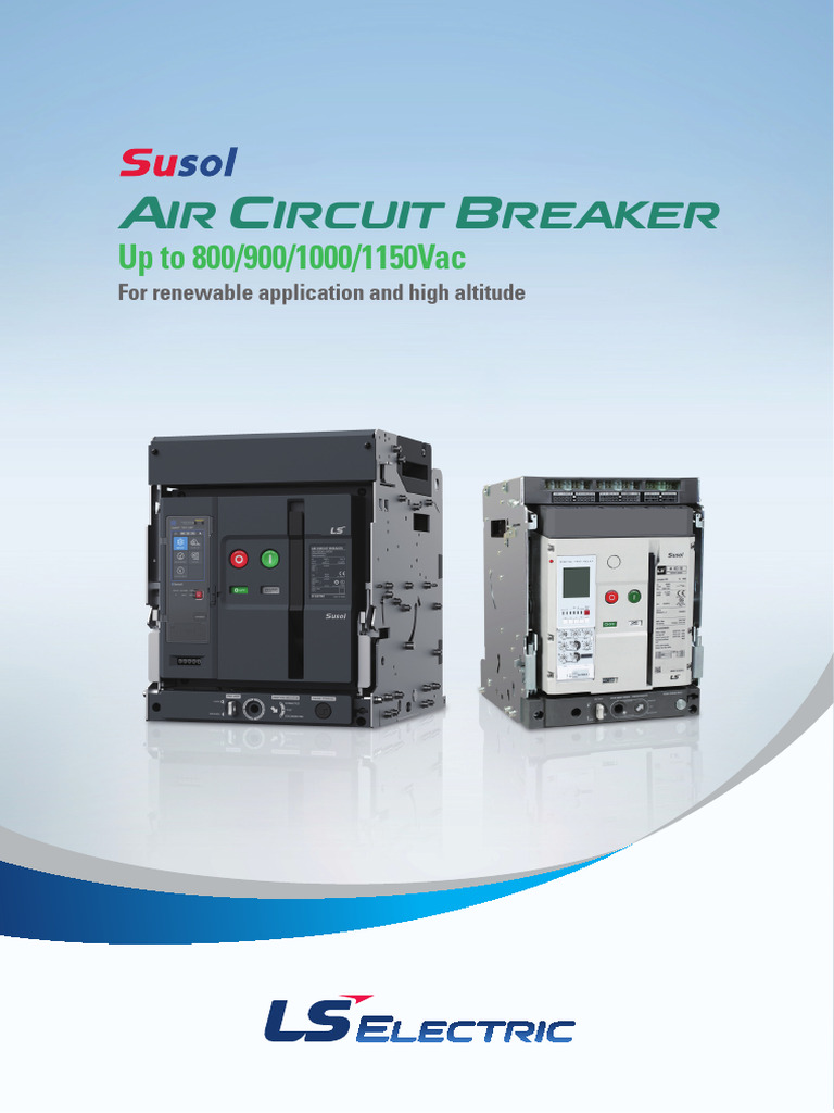 [Susol_ACB]_up_to_1150Vac_EN_C060C2-05-202501 | PDF | Relay | Power Supply