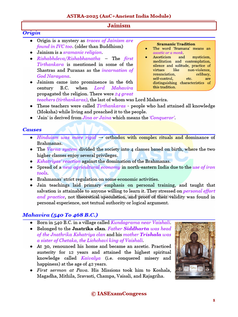 Jainism: Origins and Philosophical Tenets | PDF | Tantra | Religious Faiths