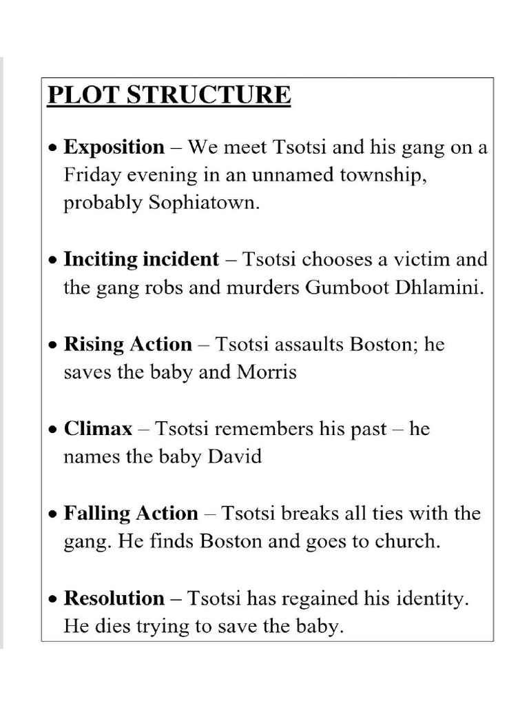 Tsotsi plot structure | PDF