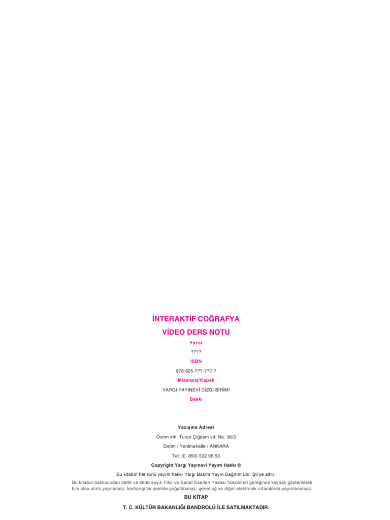Selman Hoca Coğrafya | PDF