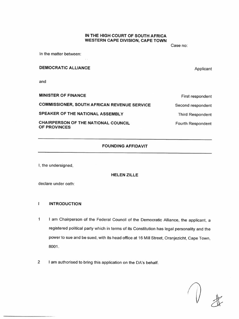 DA Application | PDF