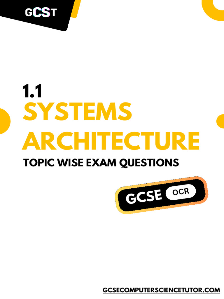 GCSE OCR 1.1-Systems-Architecture | PDF