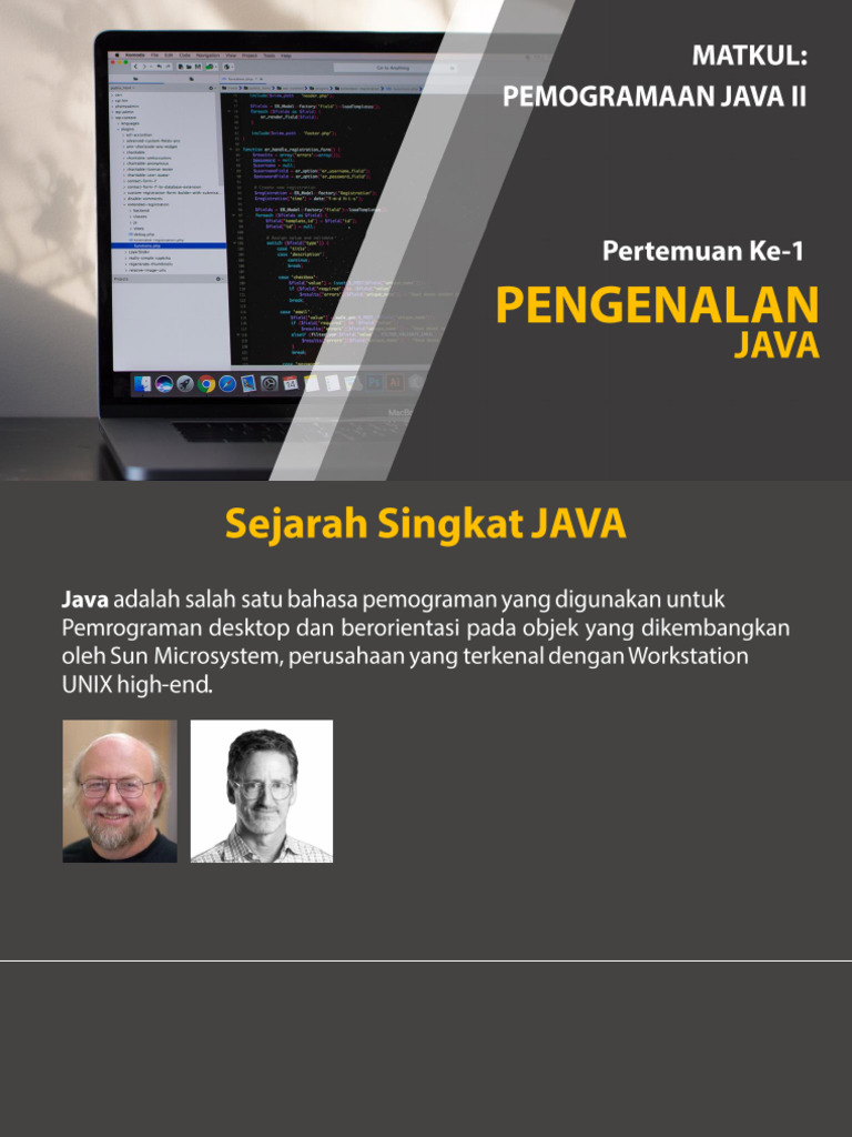 Pert 1 Pengenalan Java | PDF