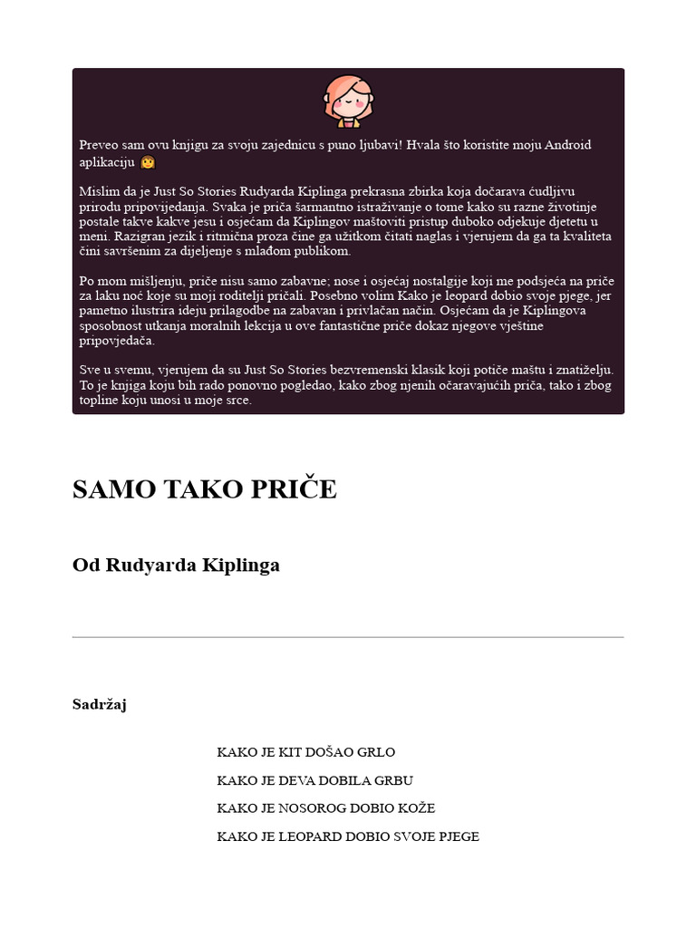 Samo Tako Priče | PDF