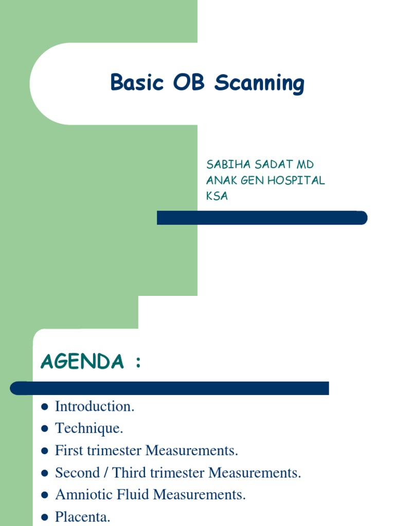 A Comprehensive Guide to Basic OB Scanning: Measurements, Techniques ...