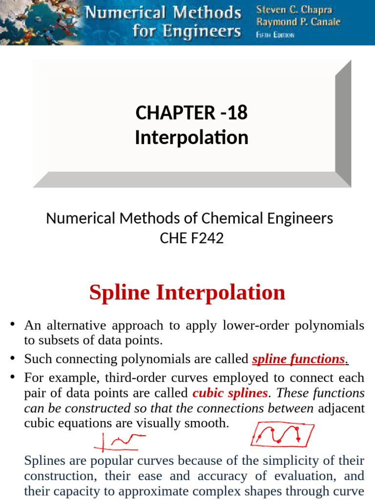 Lecture - 23 24 25 26 | PDF | Spline (Mathematics) | Interpolation