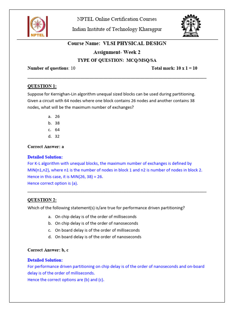 Week 02 Assignment Solution | PDF | Theoretical Computer Science | Graph Theory