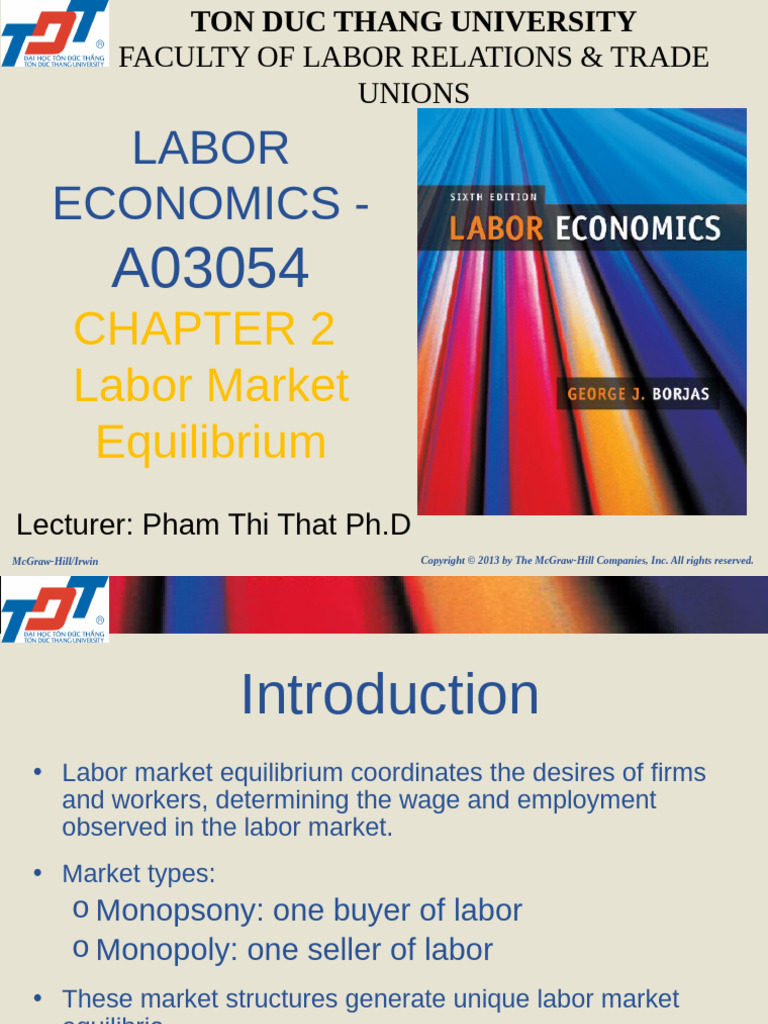 Chap004 - Labor Market Equilibrium - Elearning | PDF | Labour Economics ...