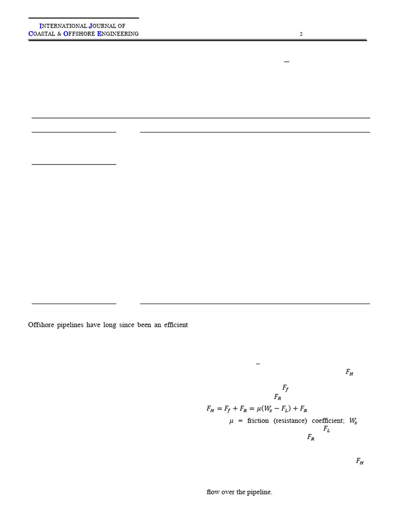 On-Bottom Stability Design - Probabilistic Approach | PDF | Uncertainty | Statistics