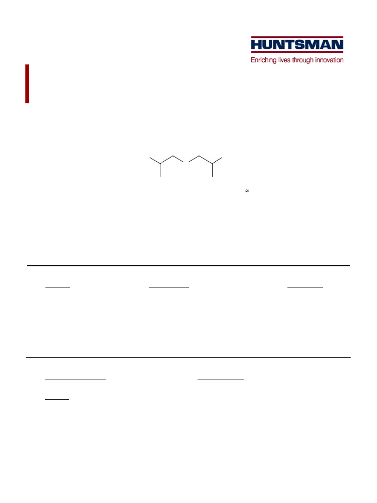 Jeffamine D 230. TDS. REC 12.5.2019 | PDF | Amine | Physical Sciences