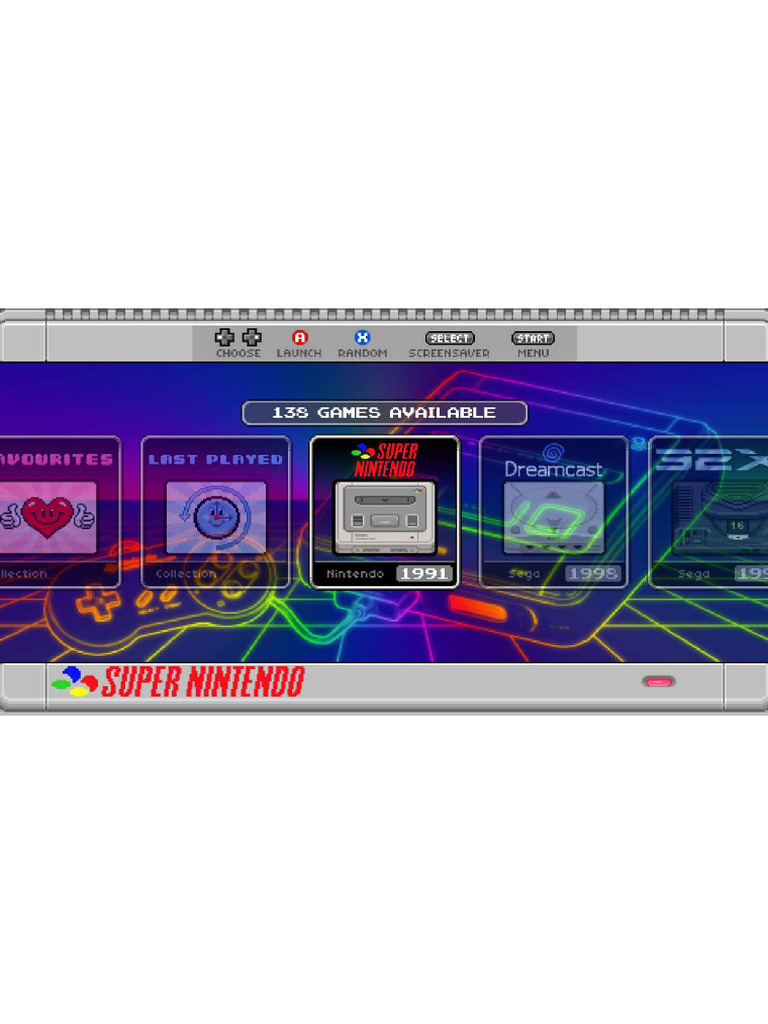 Nes Mini Main Menu | PDF