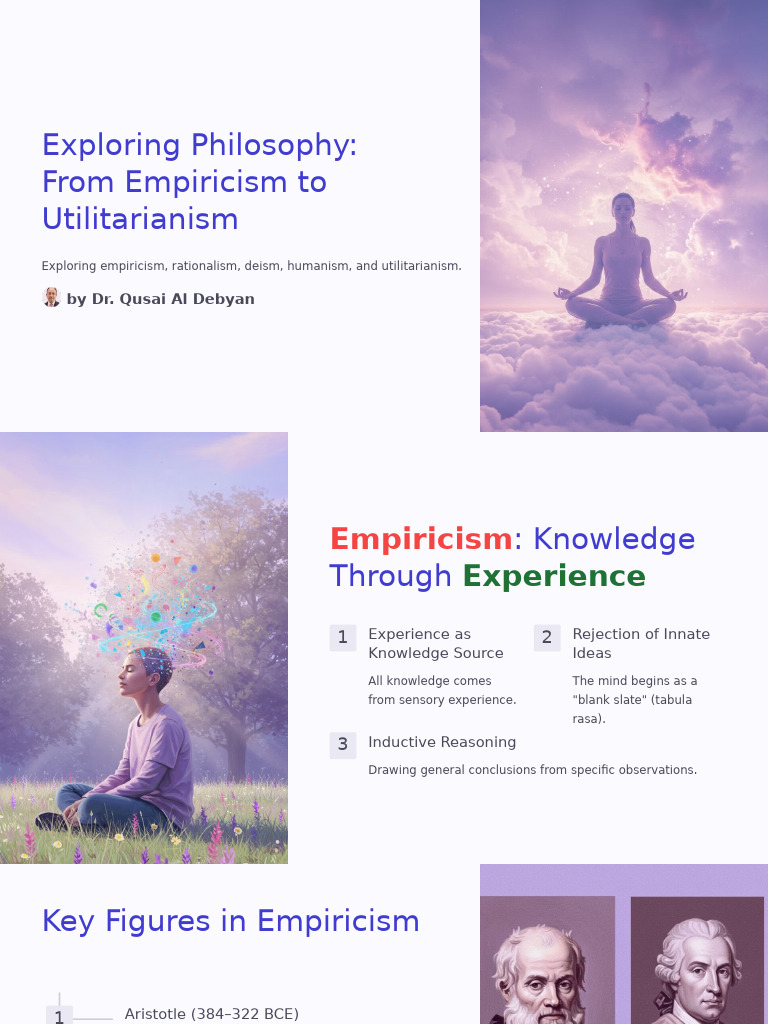 Philosophy From Empiricism To Utilitarianism | PDF | Empiricism ...