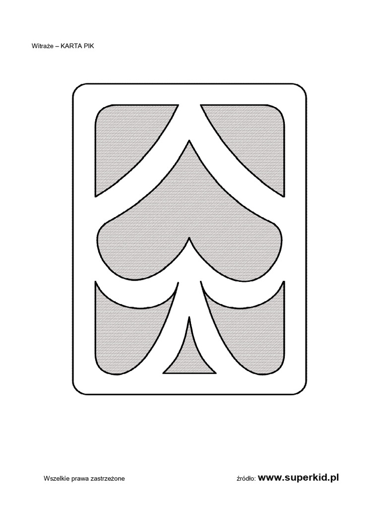 Witraze Karta Pik | PDF