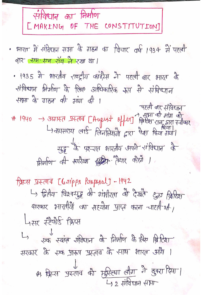 Making of Constitution | PDF