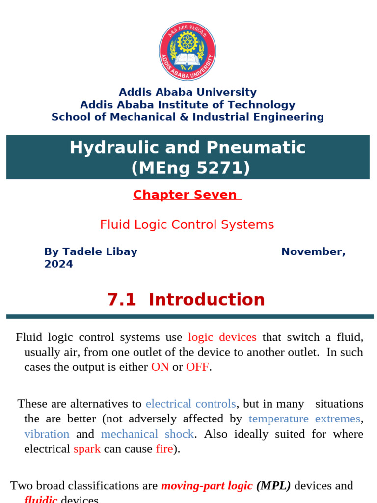 7 Fluid Logic Control Systems Pdf Logic Gate Switch