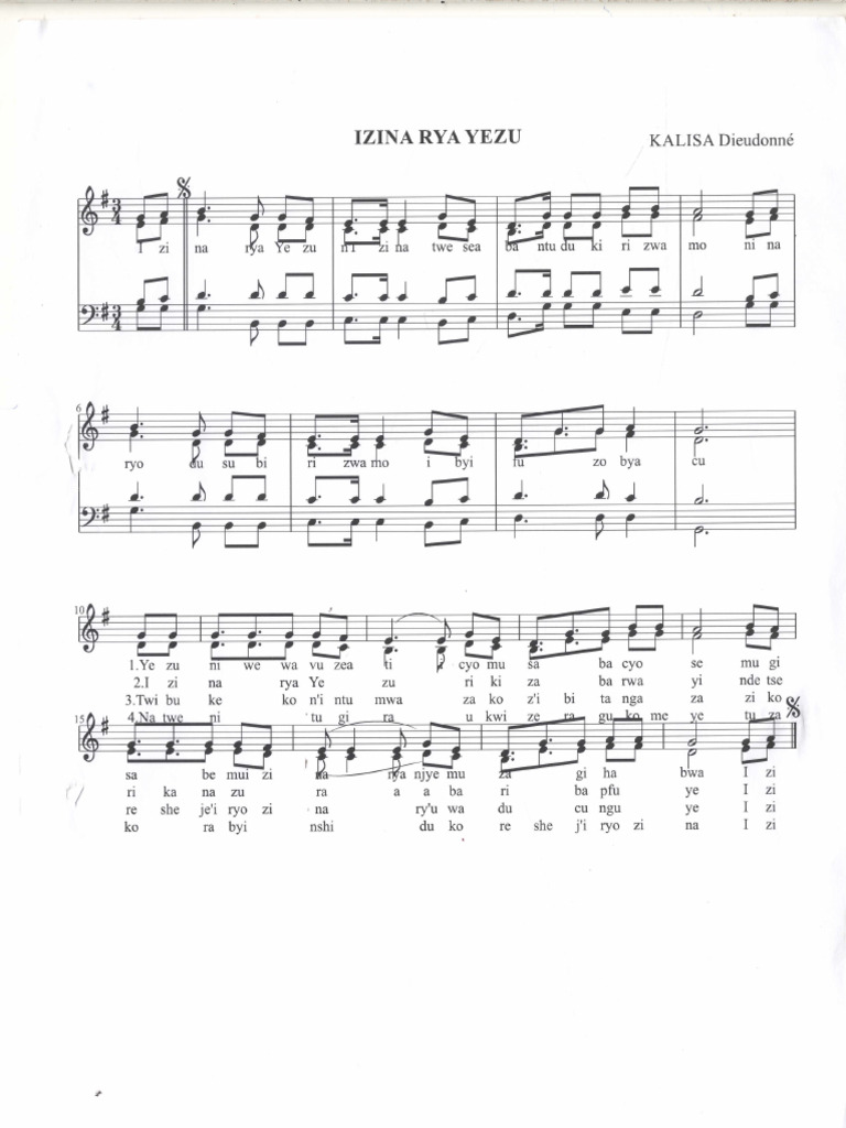 7.Izina Rya Yezu | PDF