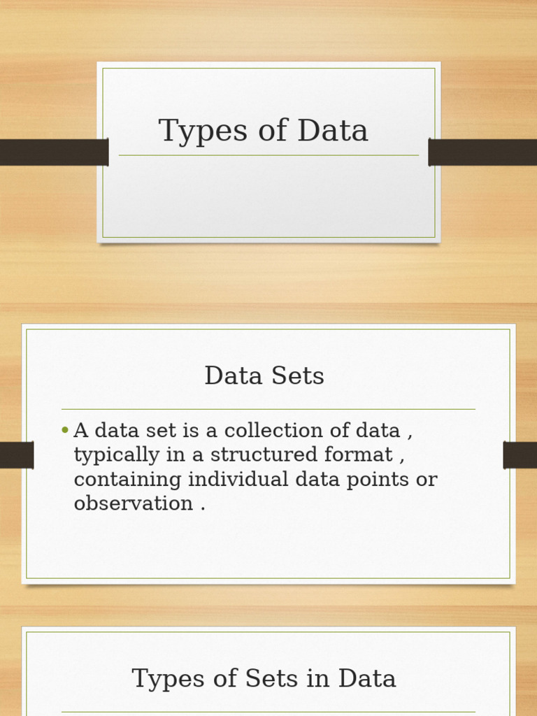 Types of Data | PDF
