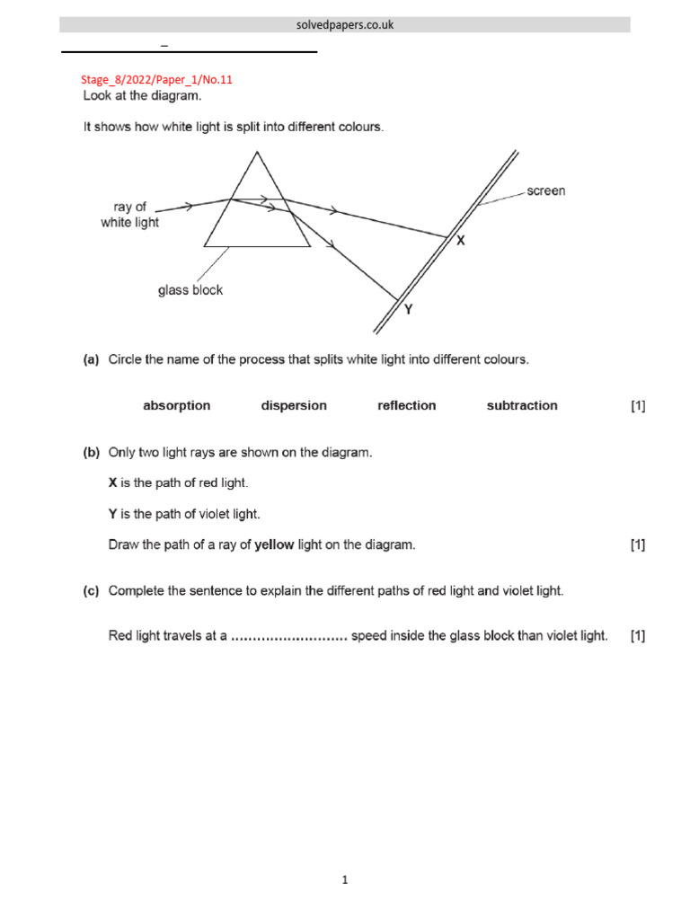 2022 14 Light and Colour Checkpoint Sec 1 Physics Progression | PDF