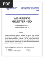 Graad 4 Wiskunde Les Gewone Breuke 2021 | PDF
