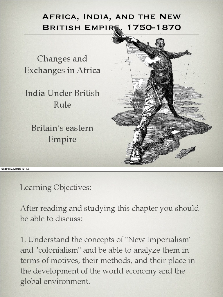25 Africa, India, and The New British Empire | PDF | British Raj | Africa