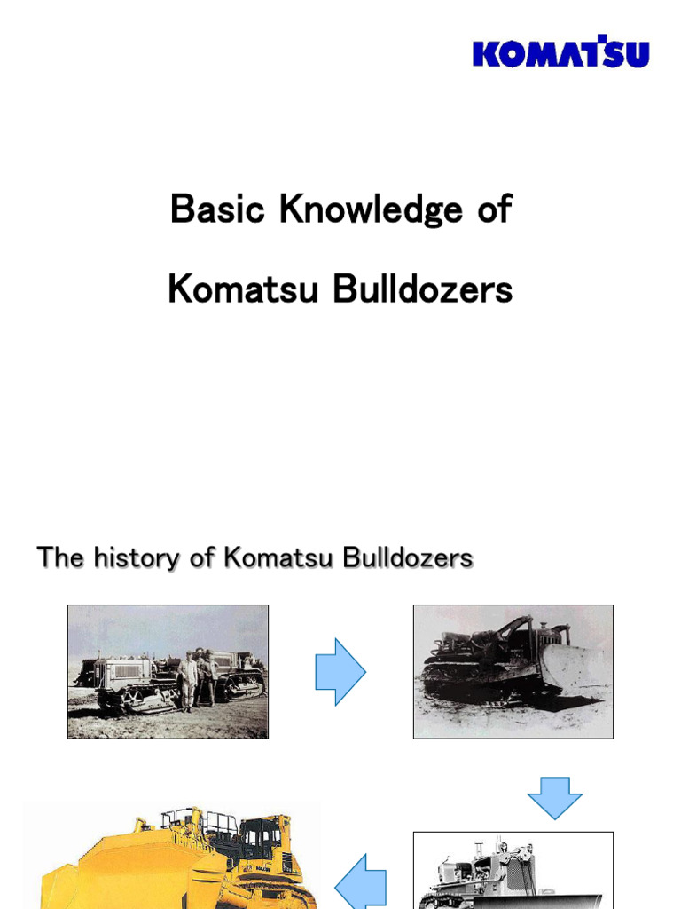 Komatsu Bulldozer Overview and History | PDF | Mechanical Engineering ...