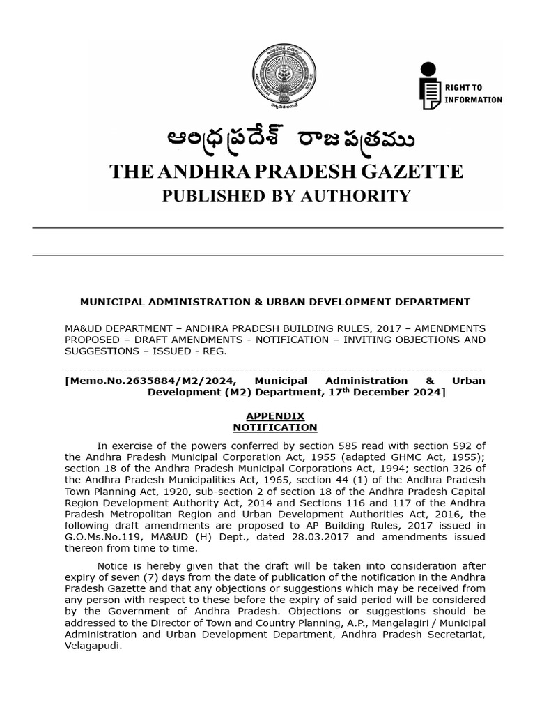Gazette - Memo - Building Rules | PDF | Basement