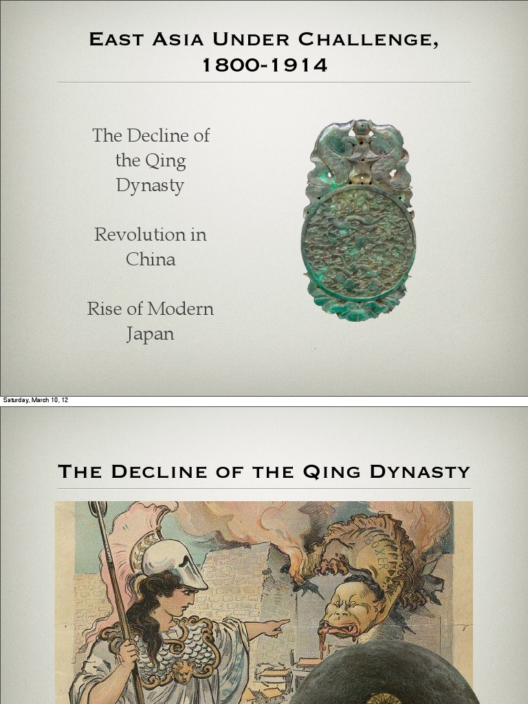 Qing Dynasty Decline and China's Revolution | PDF | Qing Dynasty ...