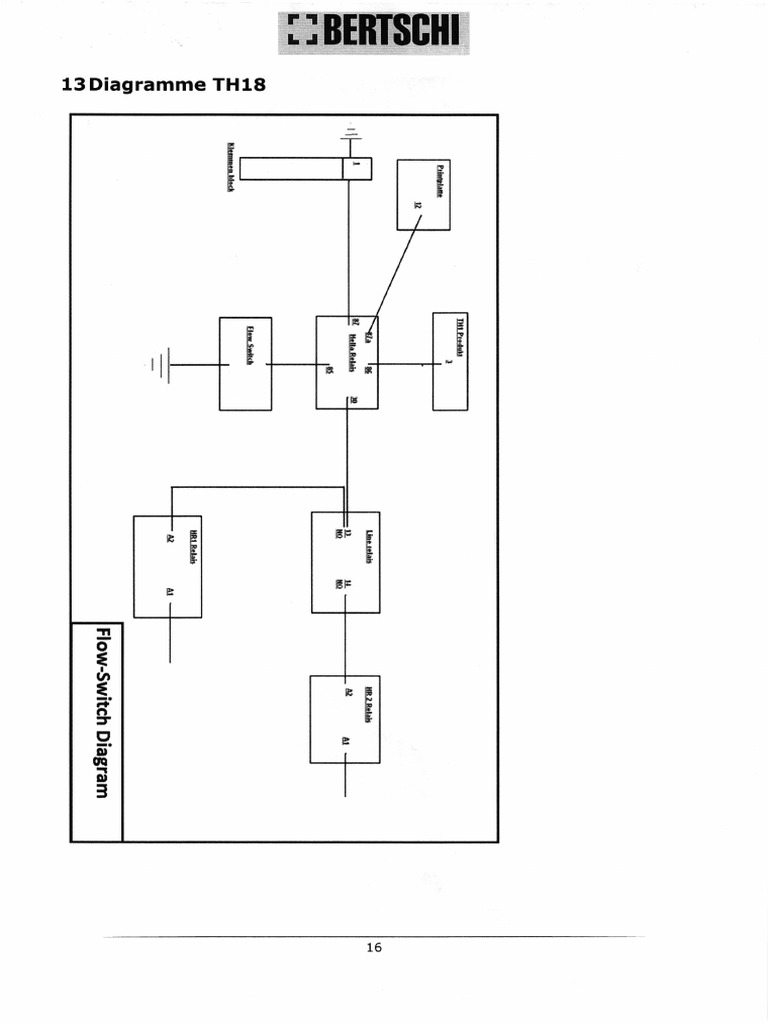 Elektrisch schema Flow switch | PDF