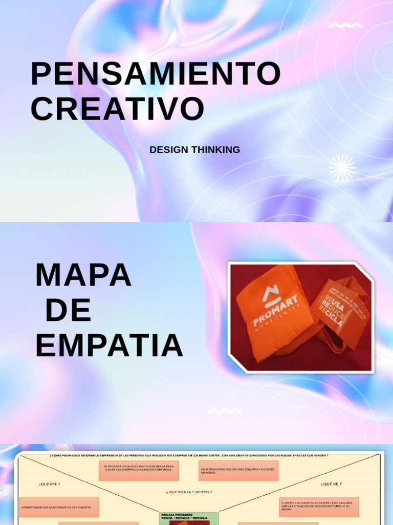 Pensamiento Creativo Avances Empatia - Foco de Accion-Ideacion ...