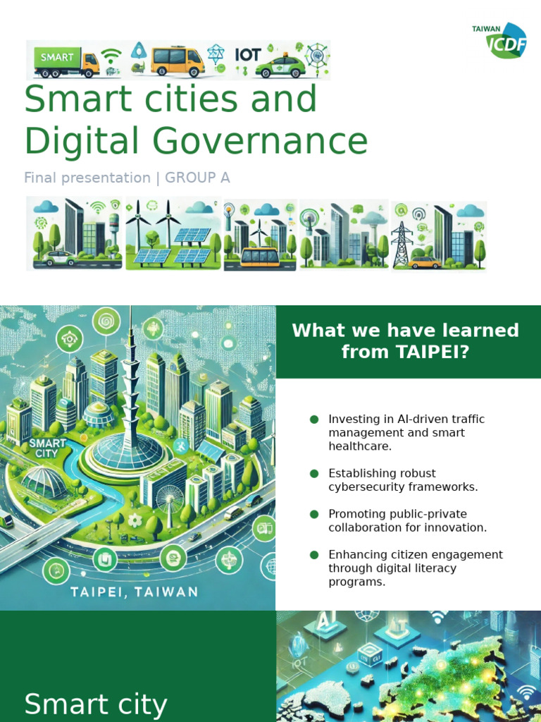 Final presentation _ Group A Smart cities and Digital Governance | PDF | Transport | Internet Of ...