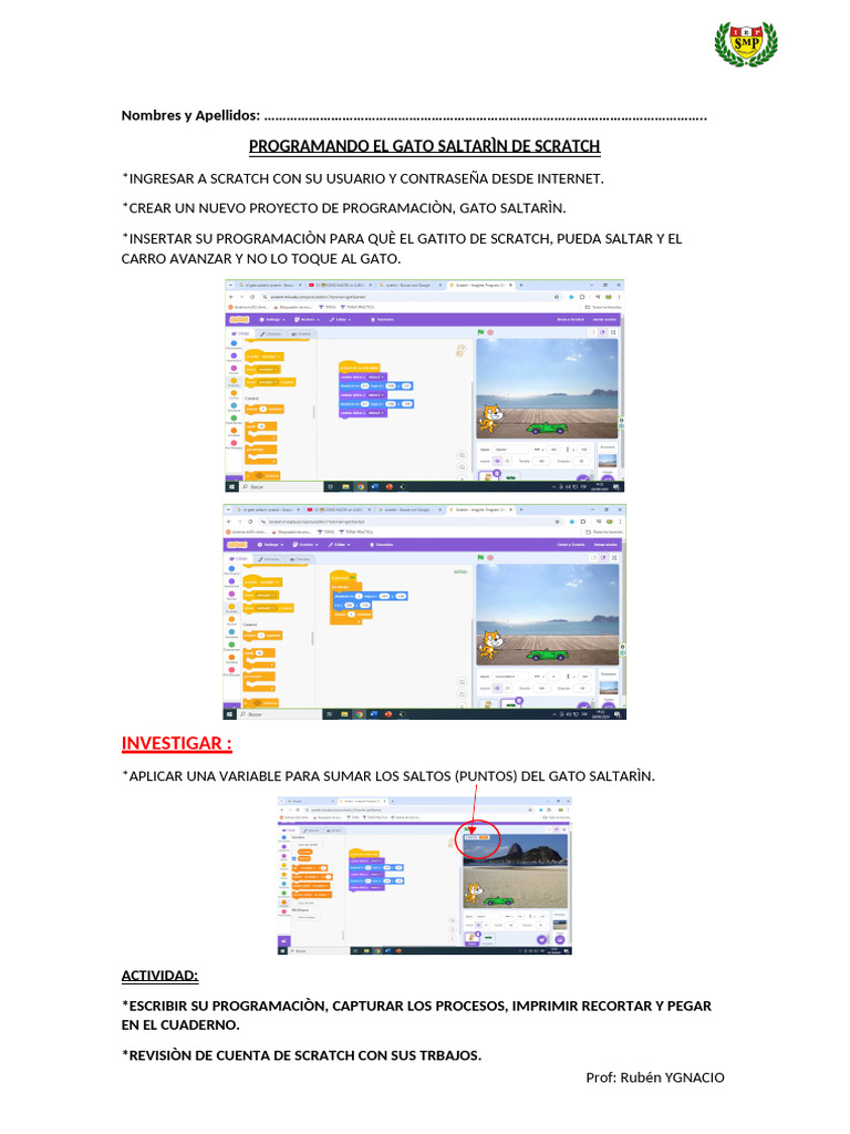 Actividad 5 Scratch | PDF