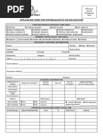 TransCelerate Curriculum Vitae Form | PDF | Health Care | Medicine