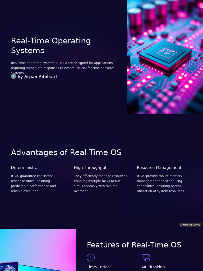 Real Time Operating Systems | PDF | Real Time Computing | Computer Architecture