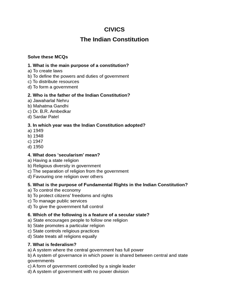 The Indian Constitution - 06 - 04 - 2025 | PDF