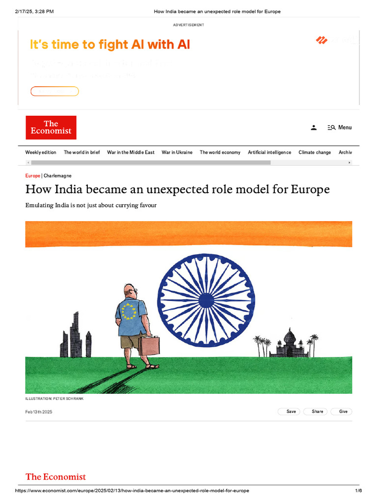 How India Became An Unexpected Role Model For Europe | PDF