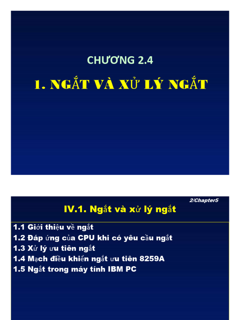 2.4 Ngắt và DMA | PDF