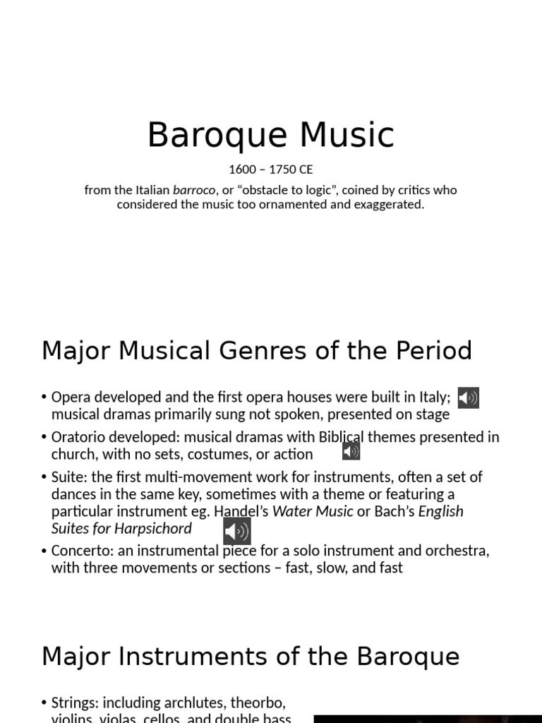 Baroque Music | PDF