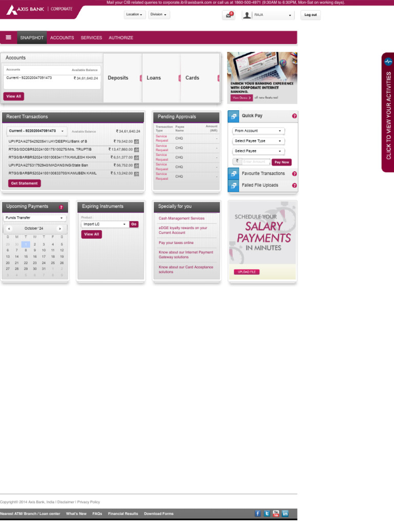 Httpscorporate.axisbank.co.InwpsmyportalcBankingaxiscbankingdashboardcorp!Utpa104 ...