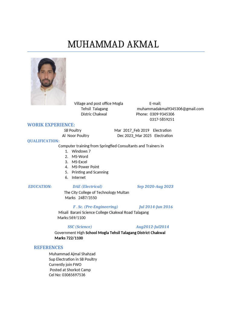 Muhammad Akmal | PDF