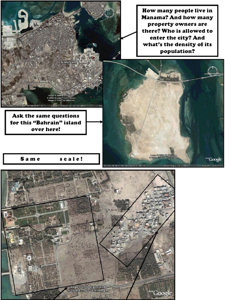 Bahrain's Land Use and Population Density | PDF | History