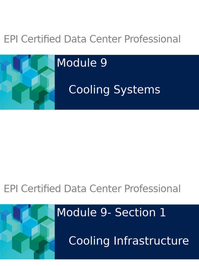 EPI Data Center Professional Modules | PDF