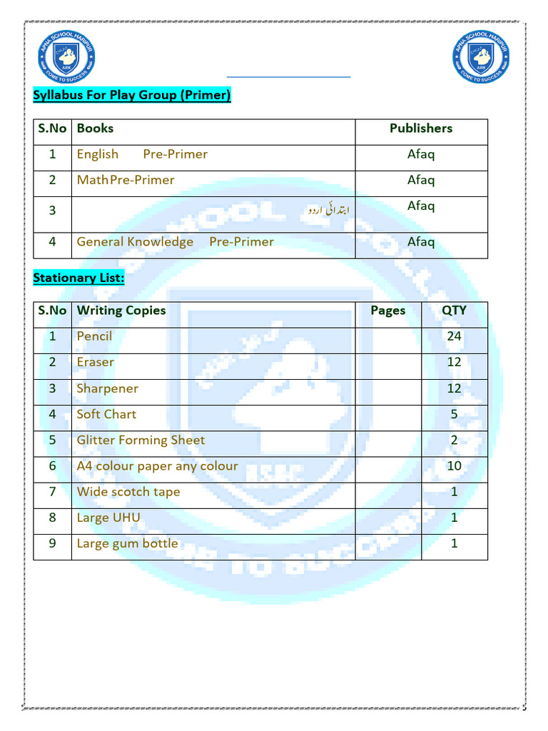 Complete Booklist 2025-2026 | PDF | Conservation And Restoration Materials | Stationery