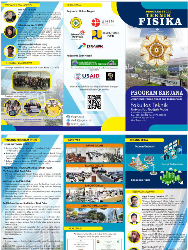 Brosur s1 Teknik Fisika Final 002 1 | PDF