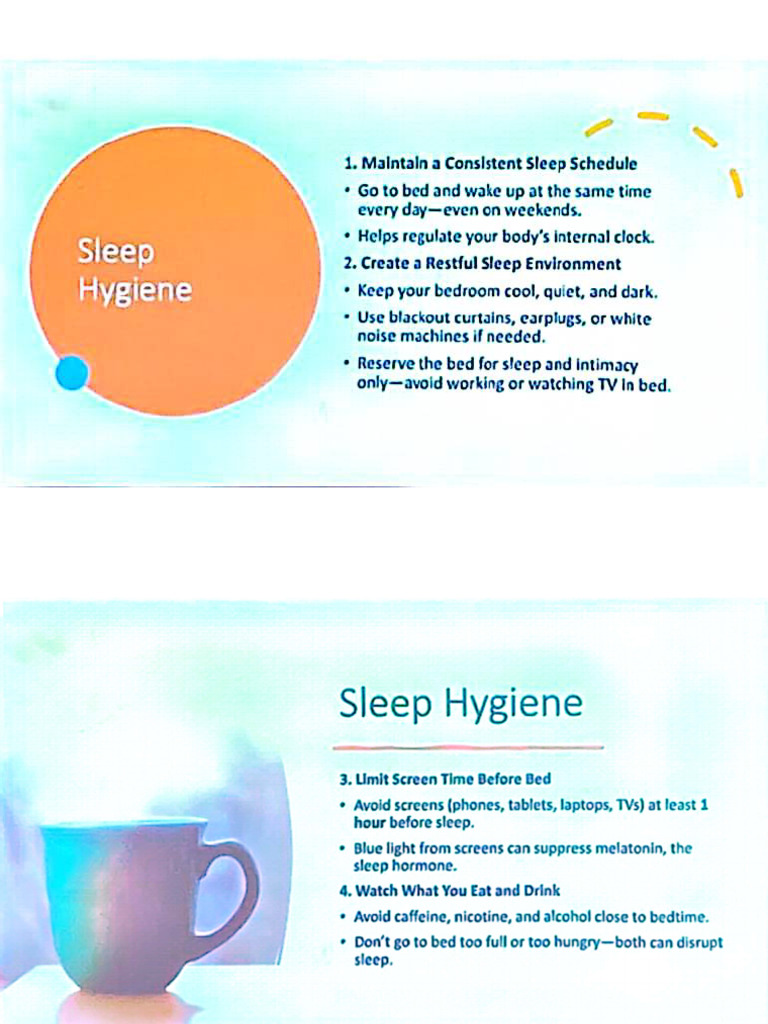 sleep hygiene | PDF