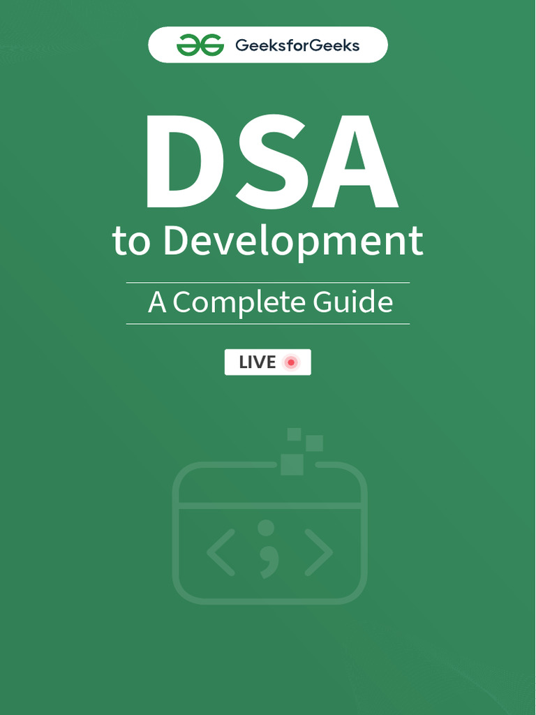 DSA TO DEVELOPMENT Course Brochure | PDF | Mobile App | Computing