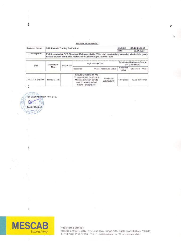 Rtc-1.5 SQ X 3c Cu Flex | PDF