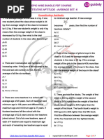 Average Questions for Bank Exams | PDF | Average
