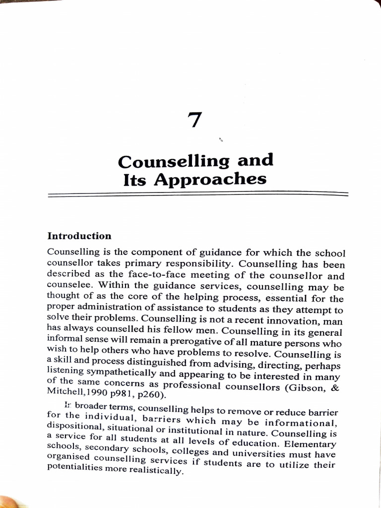 Counselling | PDF