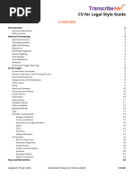 Legal Transcription Style Guide | PDF | Deposition (Law) | Comma